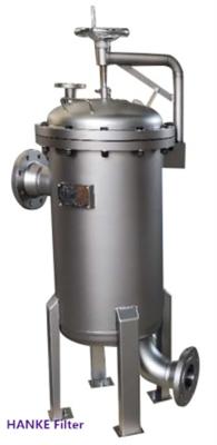 China DN300 Stainless Bag Filter Housing 5 Micron Filter Rating for Solid Liquid Separation for sale