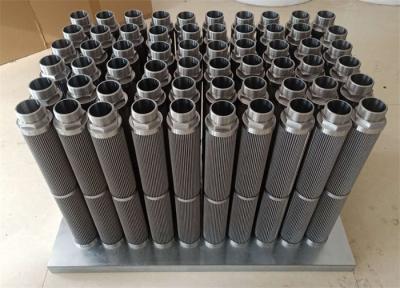 China 75 Micron Pleated Stainless Steel Candle Filter Elements Plastic Recycling for sale