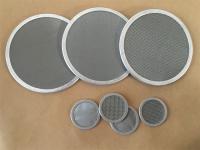 China Rimmed Aisi 304 Wire Mesh Filter Disc Customized for sale