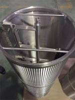 China Ss316 Material 50 Micron Wedge Wire Screen Filter Malt Dust Filtration for sale