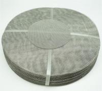 China 8 Micron Ss202 Wire Mesh Filter Disc Industrial Filtration Spot Welding for sale