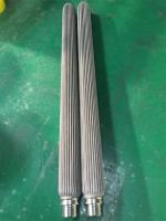 China Sintered Fiber 25 Micron Pleated Wire Mesh Filter Element For Nitrogen Filtration for sale