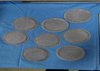 China Micro Grade Sintered Wire Mesh Disc Without Edged Filtering for sale