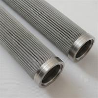 China 800mm Length Bopp Pleated Wire Mesh Filter Mild Steel 60 Micron for sale