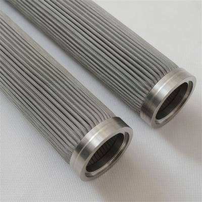 China 800mm Length Bopp Pleated Wire Mesh Filter Mild Steel 60 Micron for sale