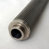 China 75 Micron Rating Metal Mesh Filter Pet Resin Recovery Ss304 Pleated for sale