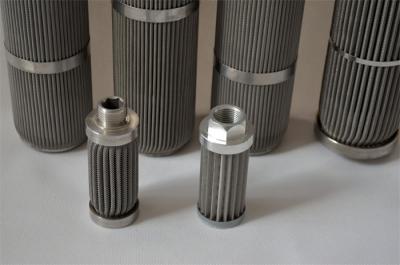 China 15 Micron Wire Mesh Filter Pleated Iso9001 Passed for sale