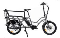 China Aluminum Electric power assisted Cargobike with 80 Km Range and 36V15AH Lithium-ion Battery Capacity for sale