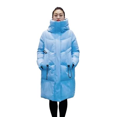 China FODARLLOY F22517 Ladies Warm Hooded Cotton-padded Clothes Women Slim Long Winter Jackets Women Coats for sale
