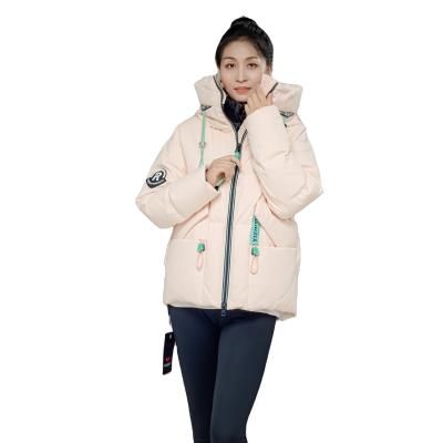 China FODARLLOY Women's 2022 SS Collection Hooded Warm Winter Thicken Fleece Lined Parkas Long Coats for sale
