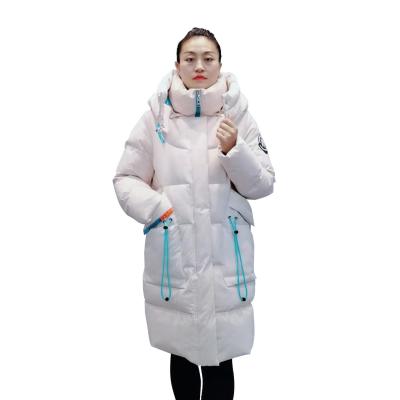 China FODARLLOY F23532 Ladies Warm Hooded Cotton-padded Clothes Women Slim Long Winter Jackets Women Coats for sale