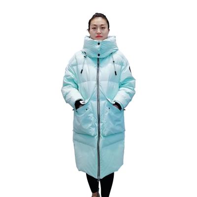 China FODARLLOY F23516 Ladies Warm Hooded Cotton-padded Clothes Women Slim Long Winter Jackets Women Coats for sale