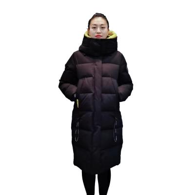 China FODARLLOY F23141 Ladies Warm Hooded Cotton-padded Clothes Women Slim Long Winter Jackets Women Coats for sale