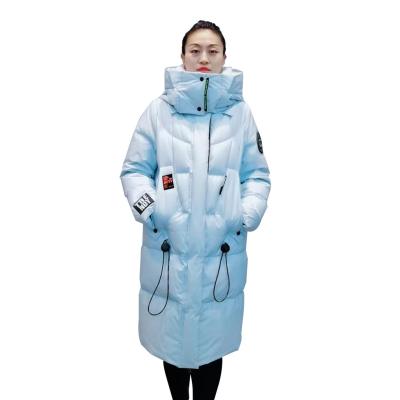 China FODARLLOY F22563 Ladies Warm Hooded Cotton-padded Clothes Women Slim Long Winter Jackets Women Coats for sale