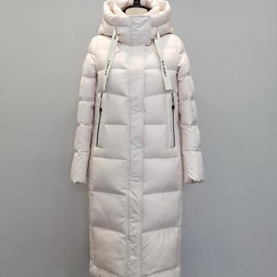 China FODARLLOY Ladies Warm Hooded Cotton-padded Clothes Slim Long Down Winter Jackets Women Coats Woman Coat C77W for sale
