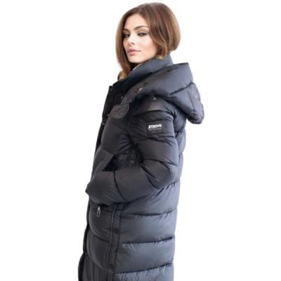 China FODARLLOY 2022 Winter women's cotton-padded hooded coat long women's thickened down jacket for sale