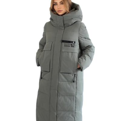 China FODARLLOY Ladies Warm Hooded Cotton-padded Clothes Women Slim Long Winter Jackets Women Coats for sale