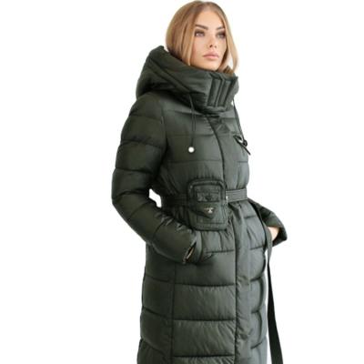 China FODARLLOY 2022 winter puffer jacket ladies warm hooded cotton-padded clothes women slim long down winter jackets women coats for sale