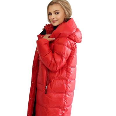 China FODARLLOY Women's Winter Outerwear Cotton-Padded Medium-Long Thin Waist Wadded Thick Coat for sale