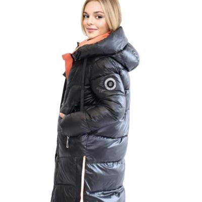 China FODARLLOY Fashion Women's Winter Coats Warm Long Cotton-padded Jacket Clothes Ladies Coat for sale