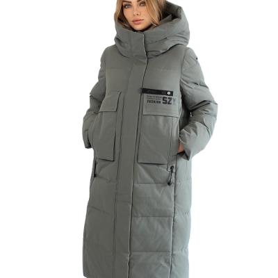 China FODARLLOY Mid-length thicken loose warm large size mantel manteau femmes cotton-padded clothes parka jacket women's coats for sale