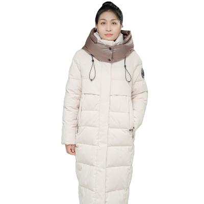 China FODARLLOY 2022 Women's Hooded Warm Winter Thicken Fleece SS Collection  Long Coats for sale