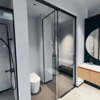 China 304 Stainless Steel, Sliding Door ,T Shape ,Shower Room ,Minimalist Design for sale