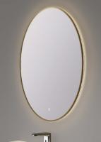 China Round Illuminated LED Bathroom Mirrors One Touch Control Anti Fog for sale