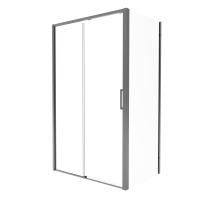 China Stainless Steel,Bathroom Shower Room,Sliding Door With Side Panel for sale