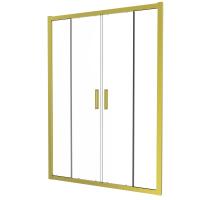 China 304 Stainless Steel, Titanium Brushed Color, Double Sliding  Door for sale