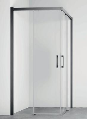 China Aluminum, Gun Gray Brushed,Cross Sliding Door,Bathroom Shower Room for sale