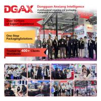China DGAX Automatic Electric Application with PLC Control System Industrial Fiber Optic Counting Packing Machine Film Pack for Auto Rubber Parts for sale