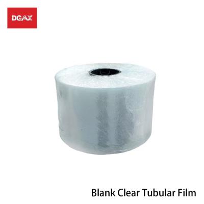 China Packaging Machine Consumables 200-350mm Blank Transparent Tube Film Single-sided Milky White Tube Film. for sale