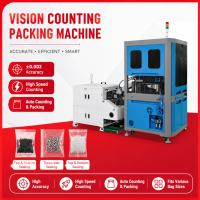 China High Speed Automatic Vision Counting Packaging Machine High Precision Hardware Screw Nut Plastic Small Parts Bag Pouch for sale