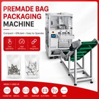 China Automatic Premade Bag Packaging Machine Compact Pouch Packing Machine for Hardware Auto Parts Connector Medical Toys for sale