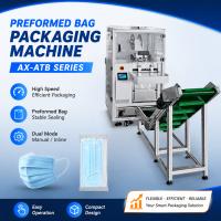 China DGAX Automatic Preformed Bag Packaging Machine with 4 Side Seal Filling & Sealing High Productivity 8000-10000pcs/min 110V/220V for sale