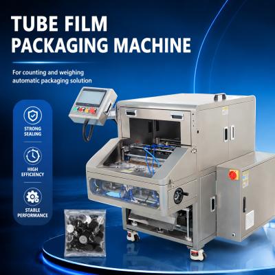 China High Productivity TUBULAR FILM PACKAGING MACHINE for Bolts Nuts Washers Fastener Kits Easy Operate PLC Wrap for sale