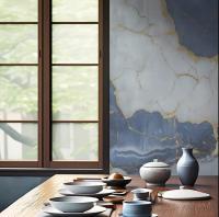 China Spc Carbon Slate Wall Panels of Marble Vinyl Like Sheet Pvc 2800mm Bathroom Pvc Wall Marble Panel 4x8 for Walls for sale