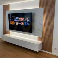 China 2.44M Decorative PVC Wall Panel Home Commercial Fireproof Pvc Sheet for sale