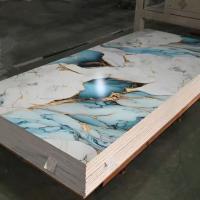 China Luxury marvel Marble Wall Panels Boards Pvc Wall Bathroom Panel 2440mm X 1220mm 48x106 Inch High Quality Wall Panel for sale