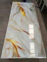 China Luxury marvel Marble Wall Panels Boards Pvc Wall Bathroom Panel 2440mm X 1220mm 48x106 Inch High Quality Wall Panel for sale