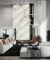 China Luxury marvel Marble Wall Panels Boards Pvc Wall Bathroom Panel 2440mm X 1220mm 48x106 Inch High Quality Wall Panel for sale
