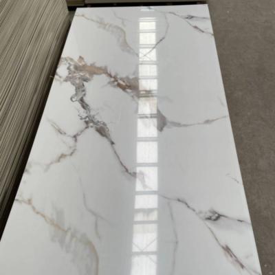 China Luxury marvel Marble Wall Panels Boards Pvc Wall Bathroom Panel 2440mm X 1220mm 48x106 Inch High Quality Wall Panel for sale