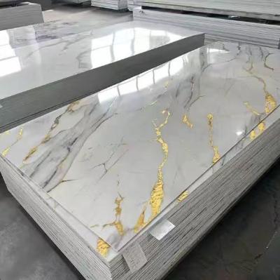 China Spc Shower Marble Wall Panel Waterproof Bathroom 3d Uv Board Marble Sheet Pvc Uv 3d Panel Wall Panel Marble Pvc for sale
