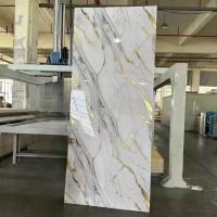China Spc Shower Marble Wall Panel Waterproof Bathroom 3d Uv Board Marble Sheet Pvc Uv 3d Panel Wall Panel Marble Pvc for sale
