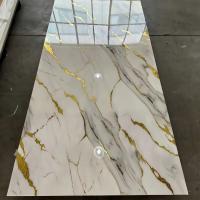 China Spc Shower Marble Wall Panel Waterproof Bathroom 3d Uv Board Marble Sheet Pvc Uv 3d Panel Wall Panel Marble Pvc for sale