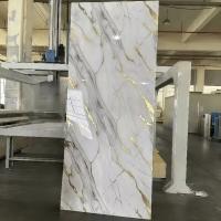 China Hard Lightweight Pvc Marble Sheets Uv Marble Wall Uv Panel Plastic Pvc Marble Sheet Pvc Wall Panels Uv Board for sale
