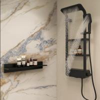 China Spc High Gloss Samble Marble White Spc Wall Panel Bathroom Wall Panels Spc Online Shopping Website for sale