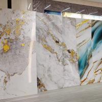 China High Glossy Uv Marble Sheet Pvc Wall Panels Ceiling Board Water Proof for sale