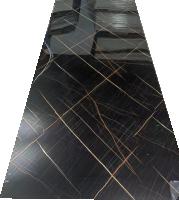 China 10mm Pvc Shower Marble High Gloss Wall Pvc Panels Panel Bathroom Sticker with Light Led Marble 2800mm Decor Panel Pvc for sale